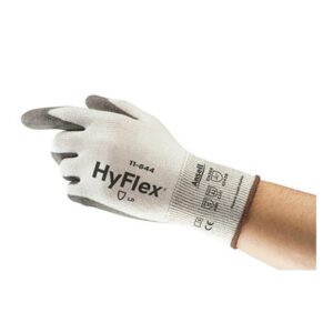 ansell healthcare 111674 series 11-644 polyurethane light duty gray glove, 13 gauge, size 7 (pack of 144)