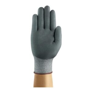 Ansell Healthcare 11531080 Series 11-531 HyFlex HPPE Glove, Palm Coated with a Spandex Polyester Knitwrist, 18 Gauge, Size 8 (Pack of 144)