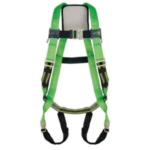 miller by honeywell 493-p950qc/ugn duraflex ultra harness with tubular webbing, quick-connect buckle chest strap and legs straps, comfort d-pad