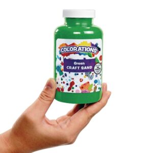 Colorations Colorful Vibrant Sand 22 oz Jar for Arts and Crafts & Play Activity, Royal Blue