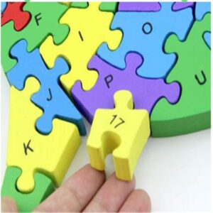 HIPGCC Wooden Jigsaw Puzzles Dog Toys Numbers Puzzles Preschool Educational Toys for Toddlers Kids Children Boys Girls, Age 3 4 5 Year Old and Up