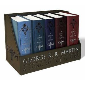 new george r. r. martins a game of thrones leather-cloth boxed set (song of ice.. by trustytrade