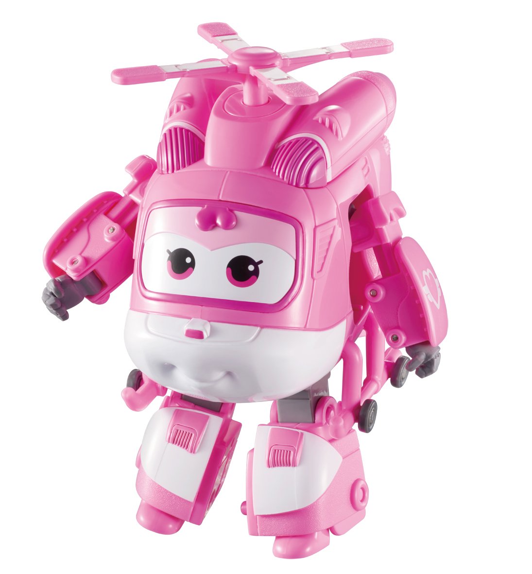 Super Wings Transformer Toys, 5 in Dizzy Transforming Airplane Toys, 2-in-1 Mode Action Figures, Plane to Robot, Preschool Gift Transformer Figures Toys for Boys Girls Kids Age 3 4 5 6 7 8+