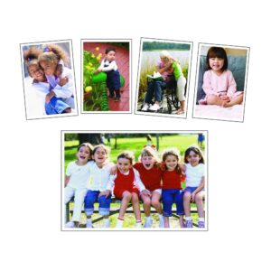 excellerations real photograph emotions and moods posters, 16x12 inches, pack of 25, social emotional learning, preschool, educational toy, kids toys (item # empc)