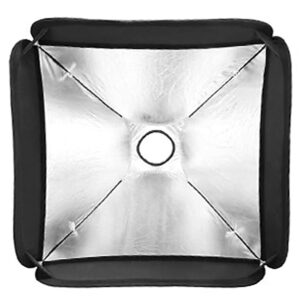 Godox Softbox 60cm x 60cm Portable Collapsible Softbox with Quick Release Bowens Mount Speedring Adapter for Studio Photography - 24" x 24"