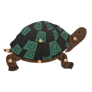 LEADER JOY Montessori Nature Materials Turtle Puzzle for Early Preschool Learning Toy