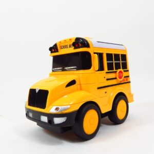 AMPERSAND SHOPS RC Kids Yellow School Bus with Lights and Sound