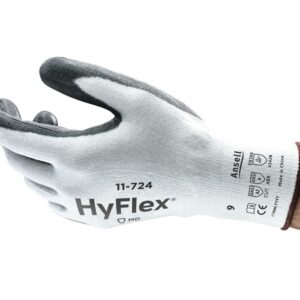 Ansell Healthcare 163833 Series 11-724 HyFlex Palm Dipped Medium Duty Glove, 13 Gauge, Size 9 (Pack of 144)