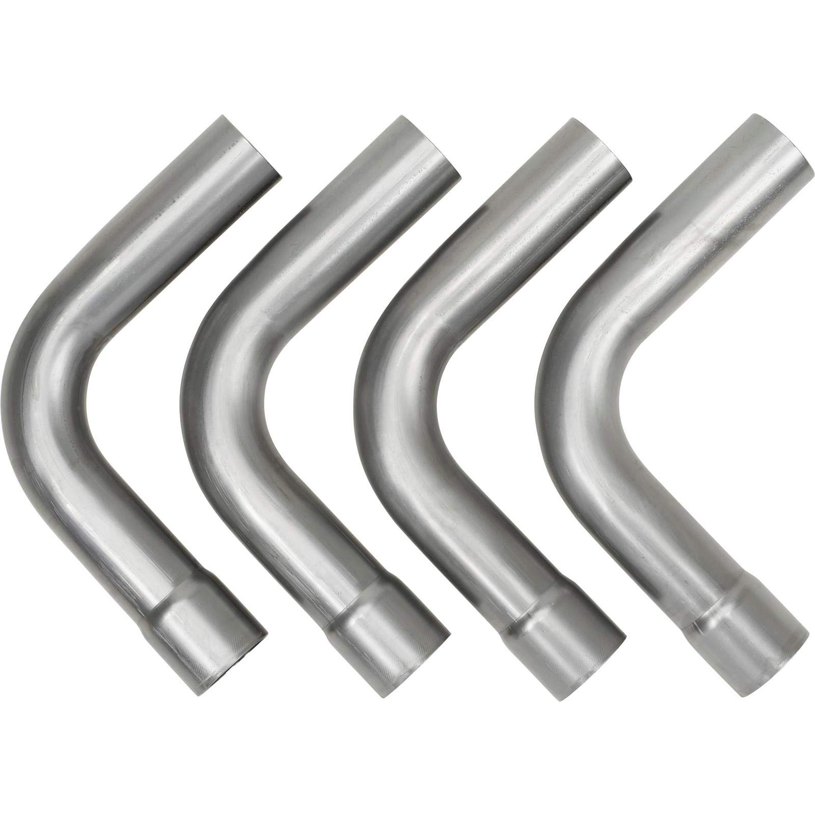 Speedway Motors Universal Mild Steel Mandrel Bend Kit, 2-1/2 Inch Pipe Bends, 16-Piece Complete Tubing Bend Kit to Design Your Own System, Slip-Fit Tubes for Easy Installation