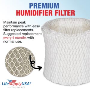 LifeSupplyUSA Humidifier Replacement Filter Compatible with Graco 4 Gallon Model 2H02 2H03 and Compatible with Hamilton Beach TrueAir 05520 05521 05920