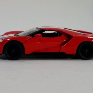 KiNSMART 2017 Ford GT Hardtop Red 1:38 Scale 5" Die Cast Metal Model Toy Super Sports Car