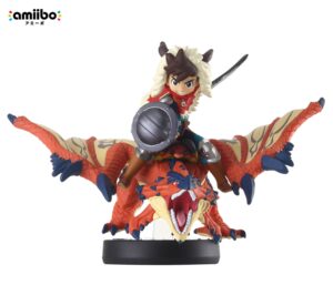 amiibo one-eyed rathalos and rider (male) - moster hunter stories