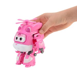 Super Wings Transformer Toys, 5 in Dizzy Transforming Airplane Toys, 2-in-1 Mode Action Figures, Plane to Robot, Preschool Gift Transformer Figures Toys for Boys Girls Kids Age 3 4 5 6 7 8+