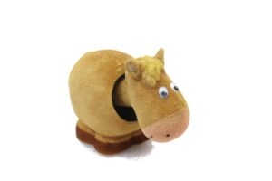 batty bargains cartoony bobblehead horse with auto dashboard adhesive