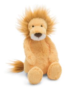 jellycat bashful lion stuffed animal, medium, 12 inches