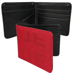 jdm bride racing wallet with bride fabric leather red