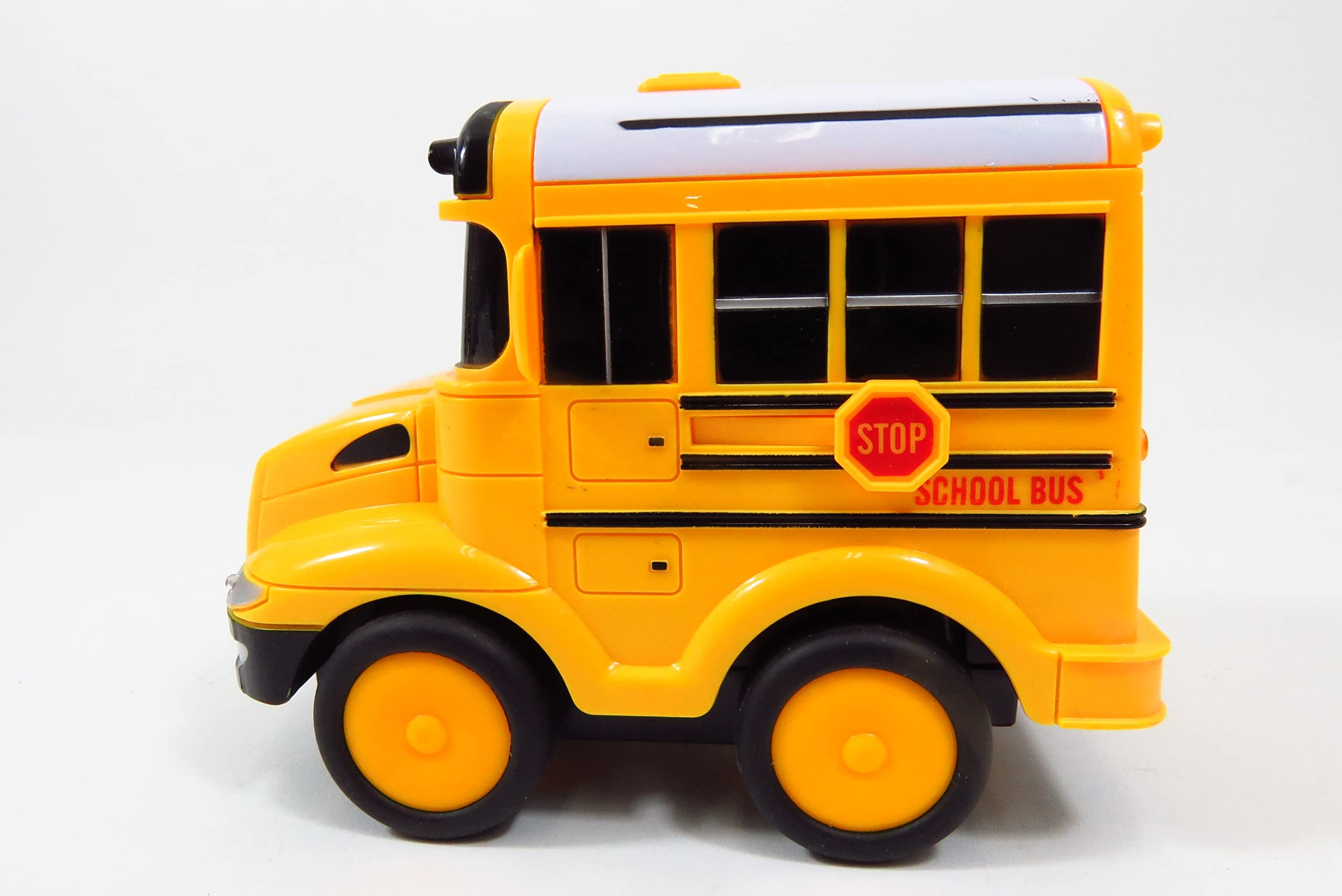 AMPERSAND SHOPS RC Kids Yellow School Bus with Lights and Sound