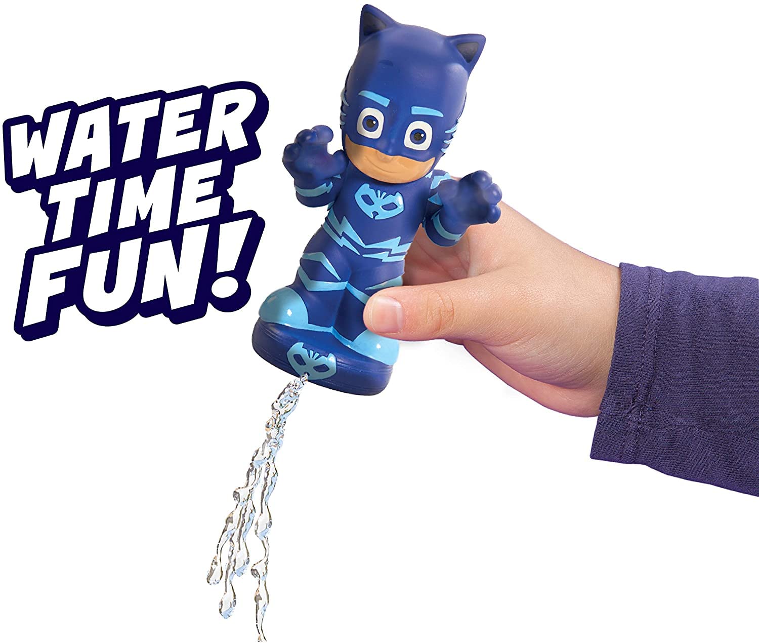 PJ Masks Bath Toy Set, Includes 7-inch Catboy, Gekko, and Owlette Water Toys for Kids, Kids Toys for Ages 3 Up by Just Play