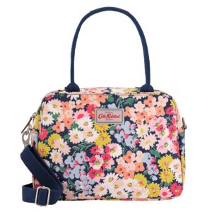 cath kidston matt oilcloth busy bag handbag crossbody daisy bed pattern navy color