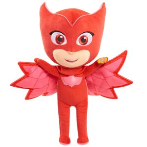 PJ Masks Sing & Talking Feature Plush, Owlette, Kids Toys for Ages 3 Up by Just Play