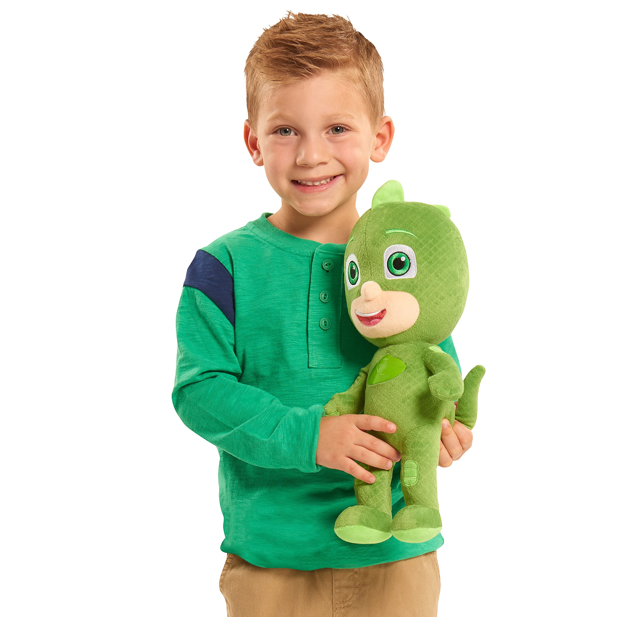 PJ Masks Sing & Talk Gekko Plush, Kids Toys for Ages 3 Up by Just Play