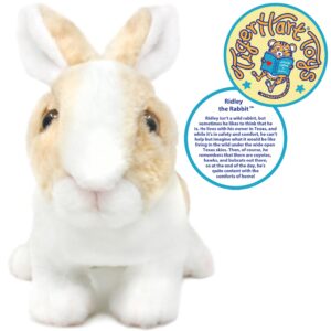 TigerHart Ridley The Rabbit - 11 Inch Realistic Stuffed Animal Plush Bunny