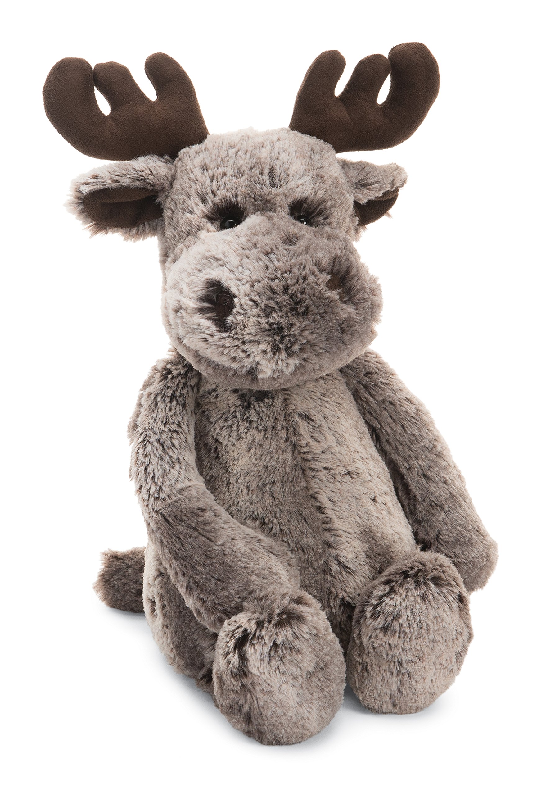 Jellycat Bashful Marty Moose Stuffed Animal, Medium 12 inches | Woodland Plush Toy | Classic Children's Gift