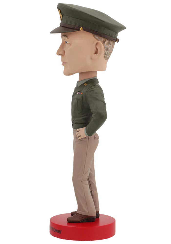 Royal Bobbles Dwight D. Eisenhower Bobblehead, Premium Polyresin Lifelike Figure, Unique Serial Number, Exquisite Detail