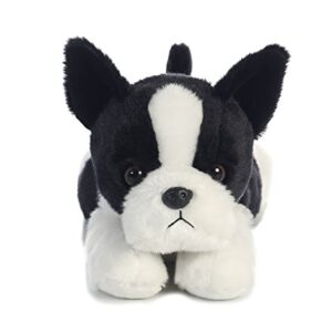 Aurora® Adorable Flopsie™ Buster™ Boston Terrier Stuffed Animal - Playful Ease - Timeless Companions - Black 12 Inches