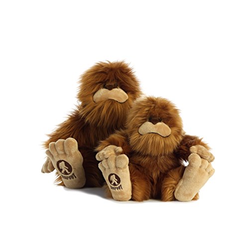 Aurora® Mysterious Fantasy Big Foot Stuffed Animal - Mythical Companion - Imaginative Adventures - Brown 12.5 Inches