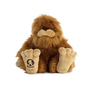 aurora® mysterious fantasy big foot stuffed animal - mythical companion - imaginative adventures - brown 12.5 inches