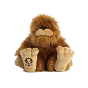 Aurora® Mysterious Fantasy Big Foot Stuffed Animal - Mythical Companion - Imaginative Adventures - Brown 12.5 Inches