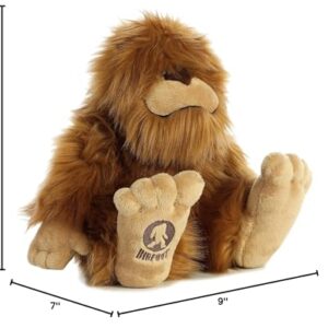 Aurora® Mysterious Fantasy Big Foot Stuffed Animal - Mythical Companion - Imaginative Adventures - Brown 12.5 Inches