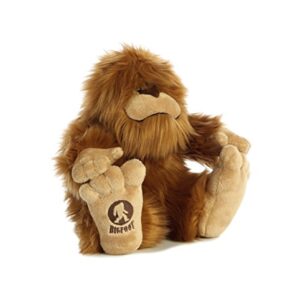 Aurora® Mysterious Fantasy Big Foot Stuffed Animal - Mythical Companion - Imaginative Adventures - Brown 12.5 Inches