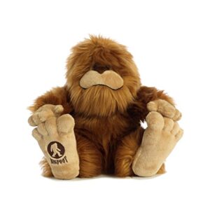 Aurora® Mysterious Fantasy Big Foot Stuffed Animal - Mythical Companion - Imaginative Adventures - Brown 12.5 Inches