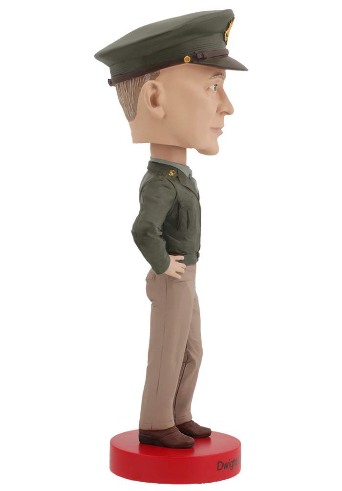 Royal Bobbles Dwight D. Eisenhower Bobblehead, Premium Polyresin Lifelike Figure, Unique Serial Number, Exquisite Detail