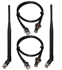 2x bnc cables front rack mounting kit/2x uhf antennas for sennheiser wireless