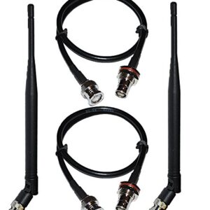 2X BNC Cables Front Rack Mounting Kit/2X UHF Antennas for Sennheiser Wireless