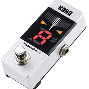 Korg - Pitchblack PB-MINI Floor Pedal Tuner - White