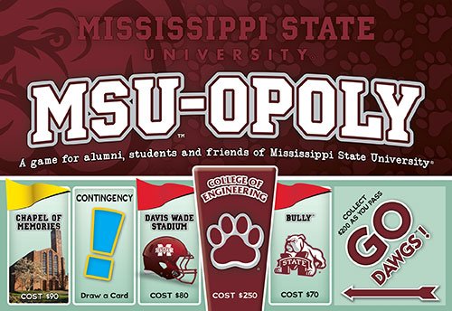 Late for the Sky MSU-Opoly Mississippi State Board Game