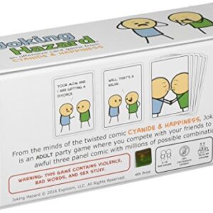 Joking Hazard by Cyanide & Happiness - a funny comic building party game for 3-10 players, great for game night