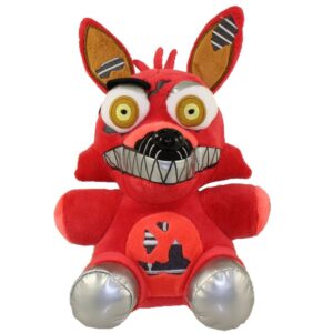 funko five nights at freddy's nightmare foxy plush, 6"