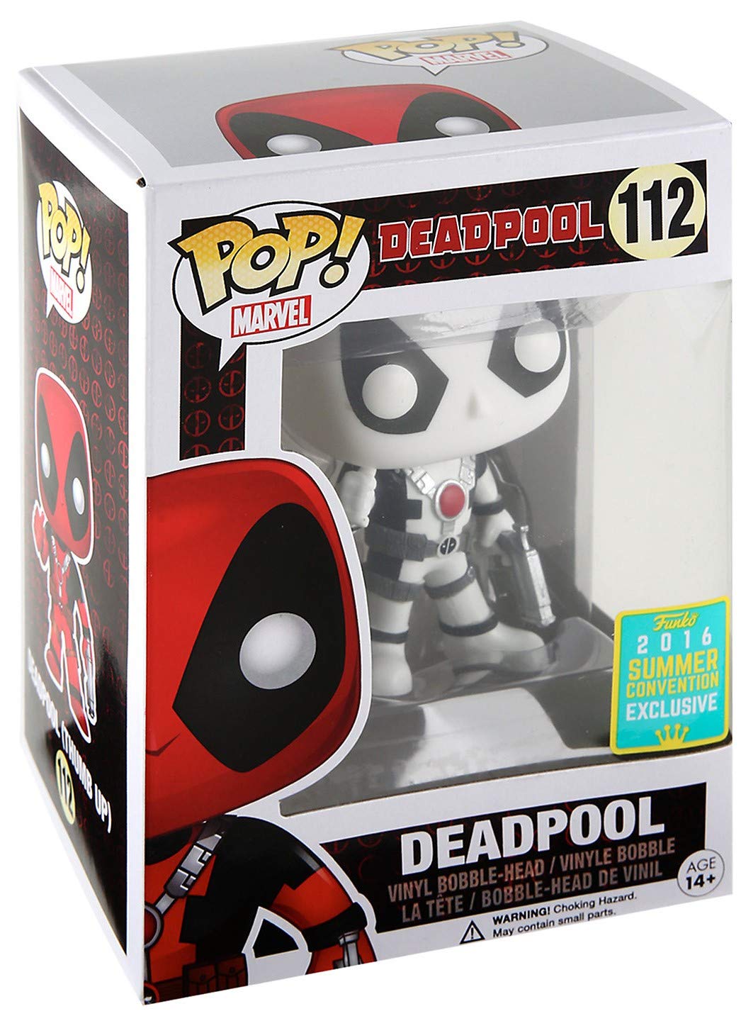 Funko POP! Black and White Deadpool #112 Summer Convention Exclusive