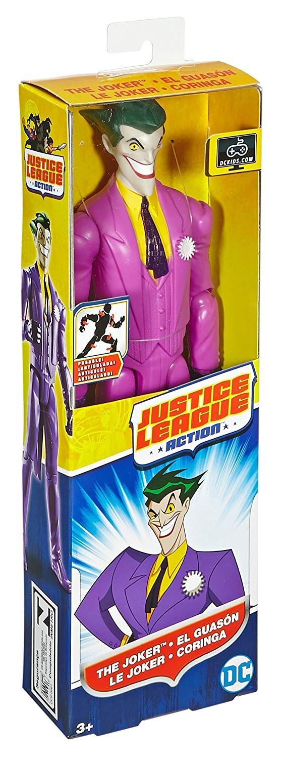 Mattel DC Justice League Action The Joker Action Figure, 12"