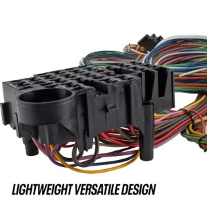 Universal 22-Circuit Automotive Wiring Harness Kit for GM Tilt Columns - GXL Insulated Copper Wires, Includes Instructions, Ideal for Restorations, Custom Builds and Engine Swaps