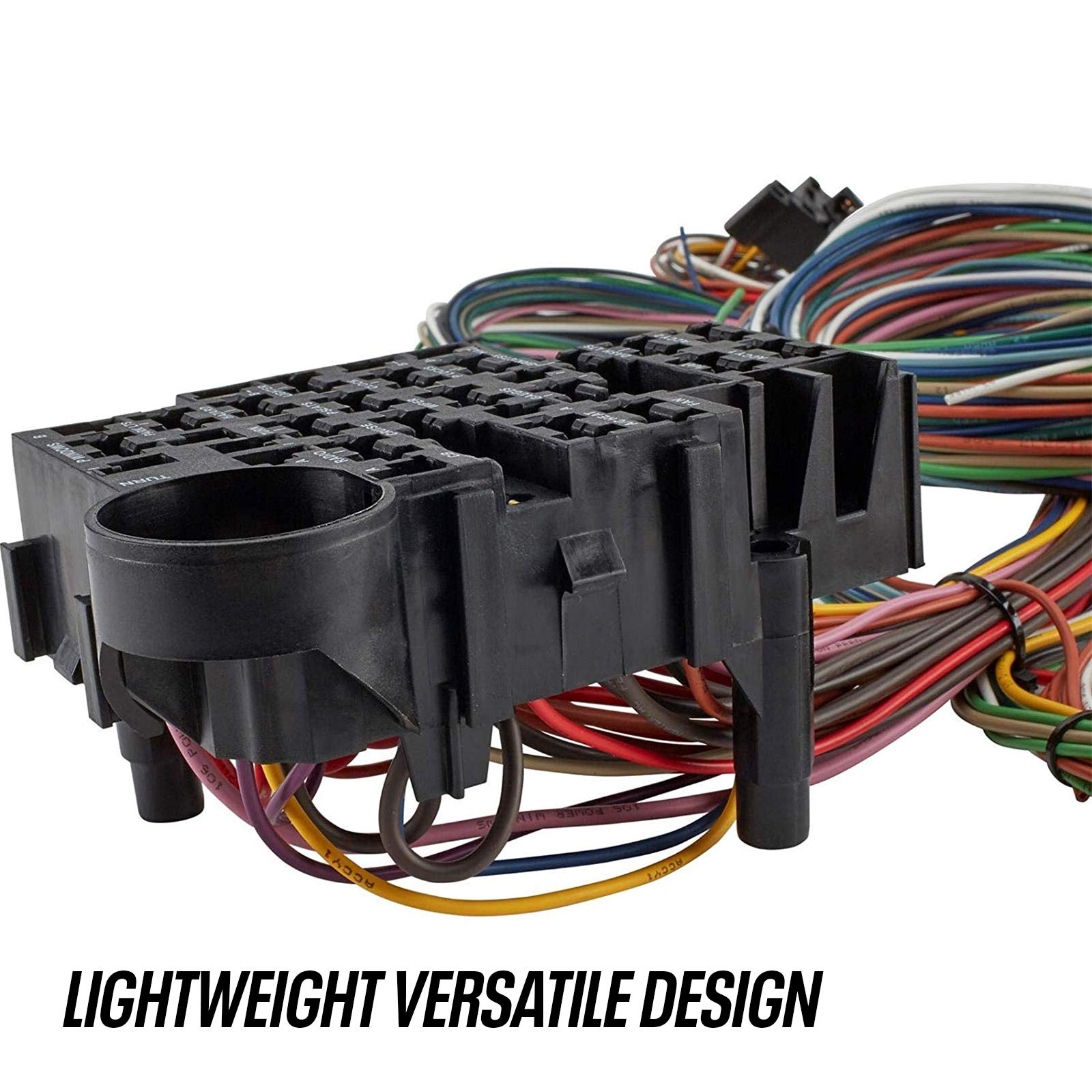 Universal 22-Circuit Automotive Wiring Harness Kit for GM Tilt Columns - GXL Insulated Copper Wires, Includes Instructions, Ideal for Restorations, Custom Builds and Engine Swaps