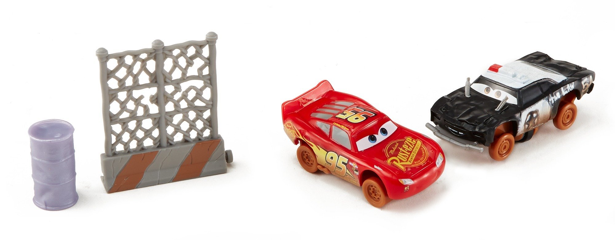 Disney Cars Toys 1:55th Bumper Basher, 2 Pack