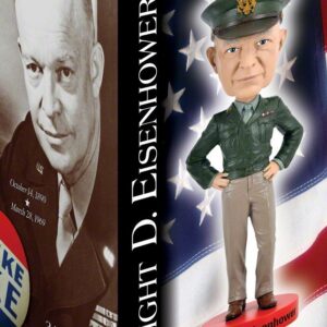 Royal Bobbles Dwight D. Eisenhower Bobblehead, Premium Polyresin Lifelike Figure, Unique Serial Number, Exquisite Detail