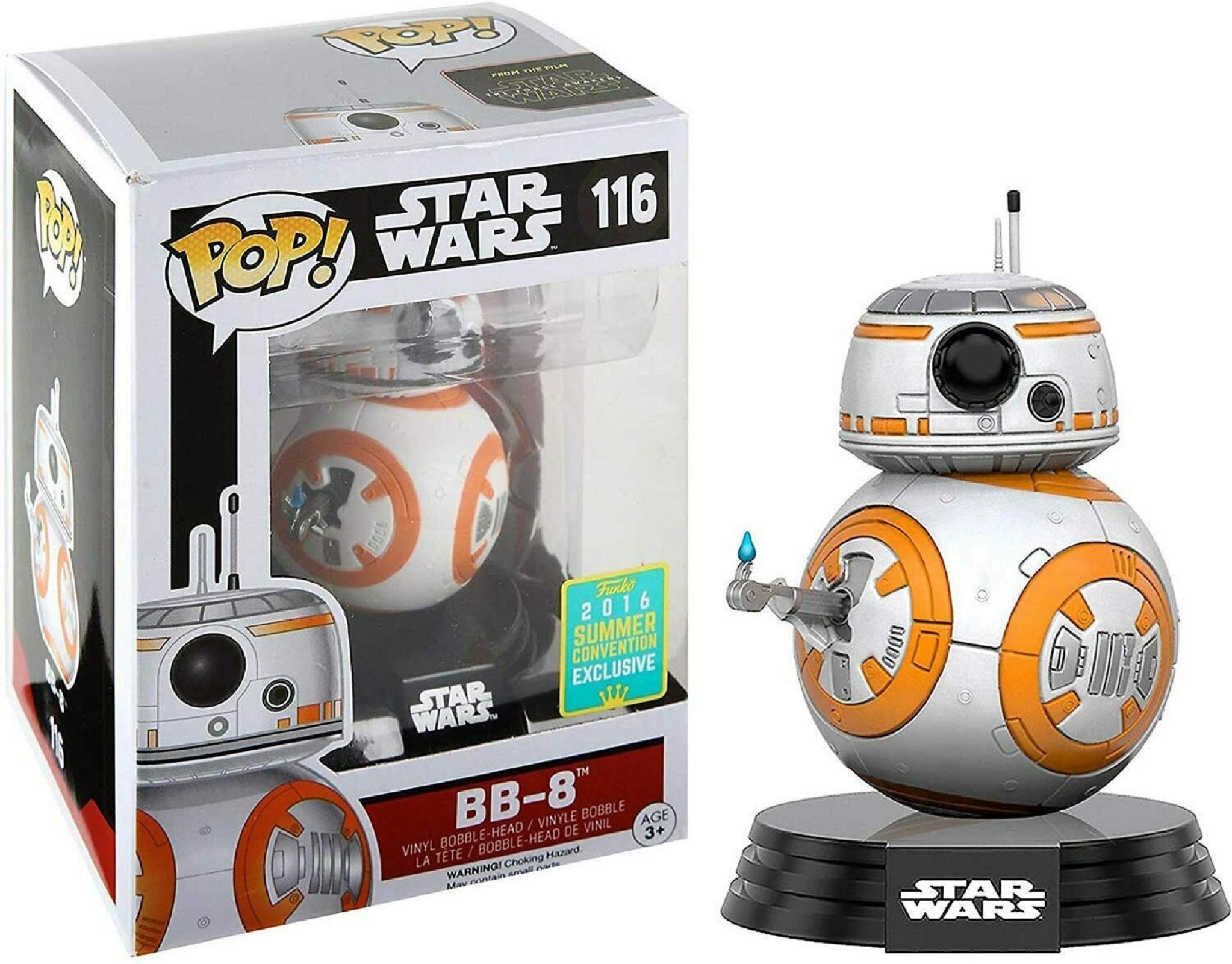 Funko 9625 - Star Wars Episode VII, Pop Vinyl Figure 116 BB-8 Droid Thumbs Up Edition