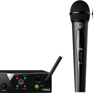 AKG Pro Audio Wireless Microphone System, Black (MINI2VOC-US25A/C)